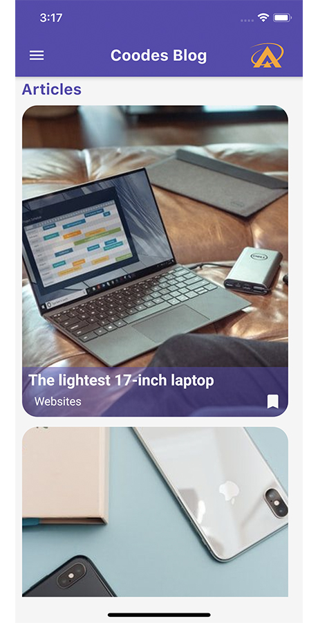 Zoom -Flutter Blog App With Dashboard ios and android by Coodes | CodeCanyon